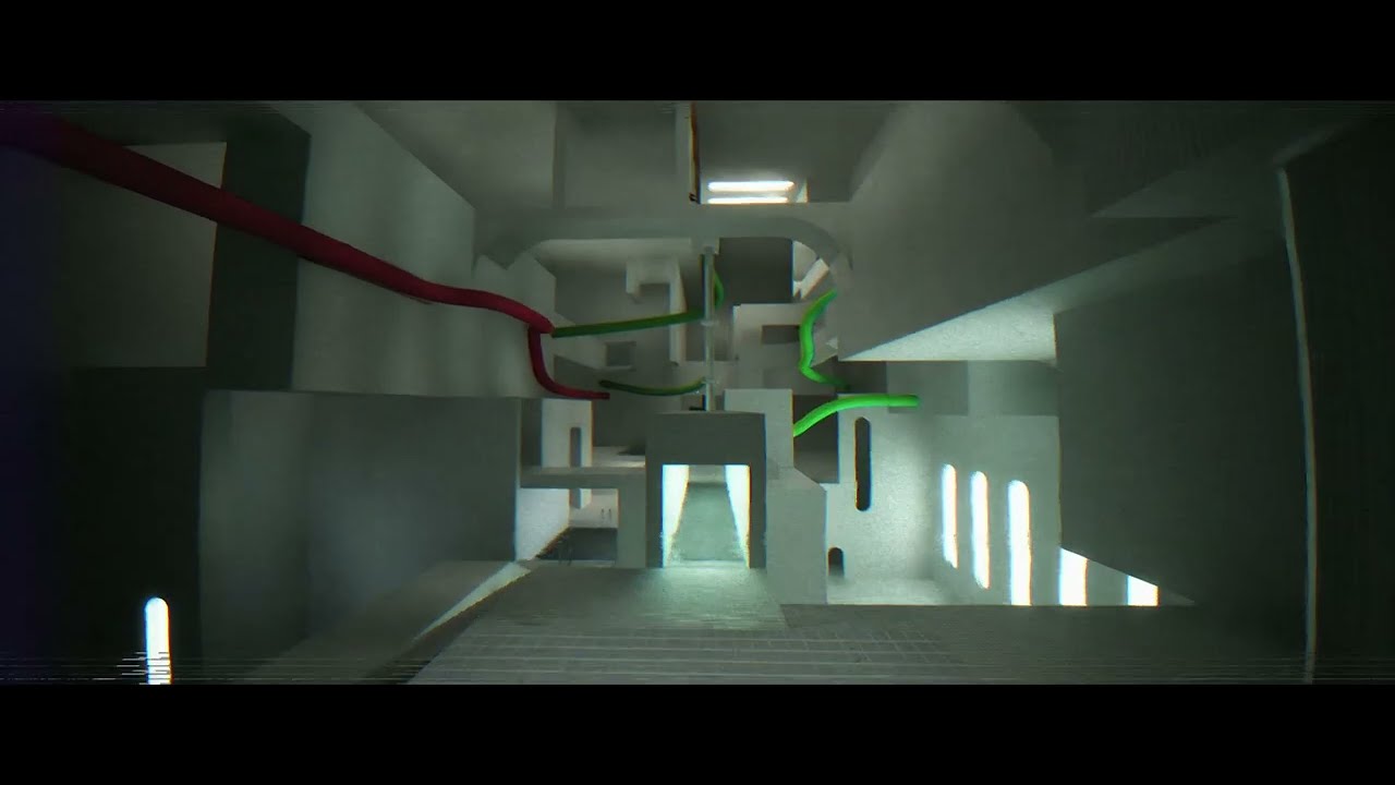 Poolrooms, a liminal maze - YouTube