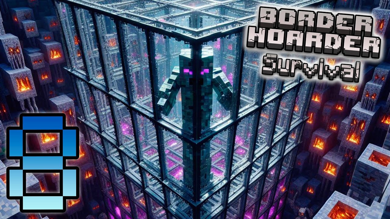 Cómo SOBREVIVIR en un MUNDO con WORLD BORDER en Minecraft Border ...