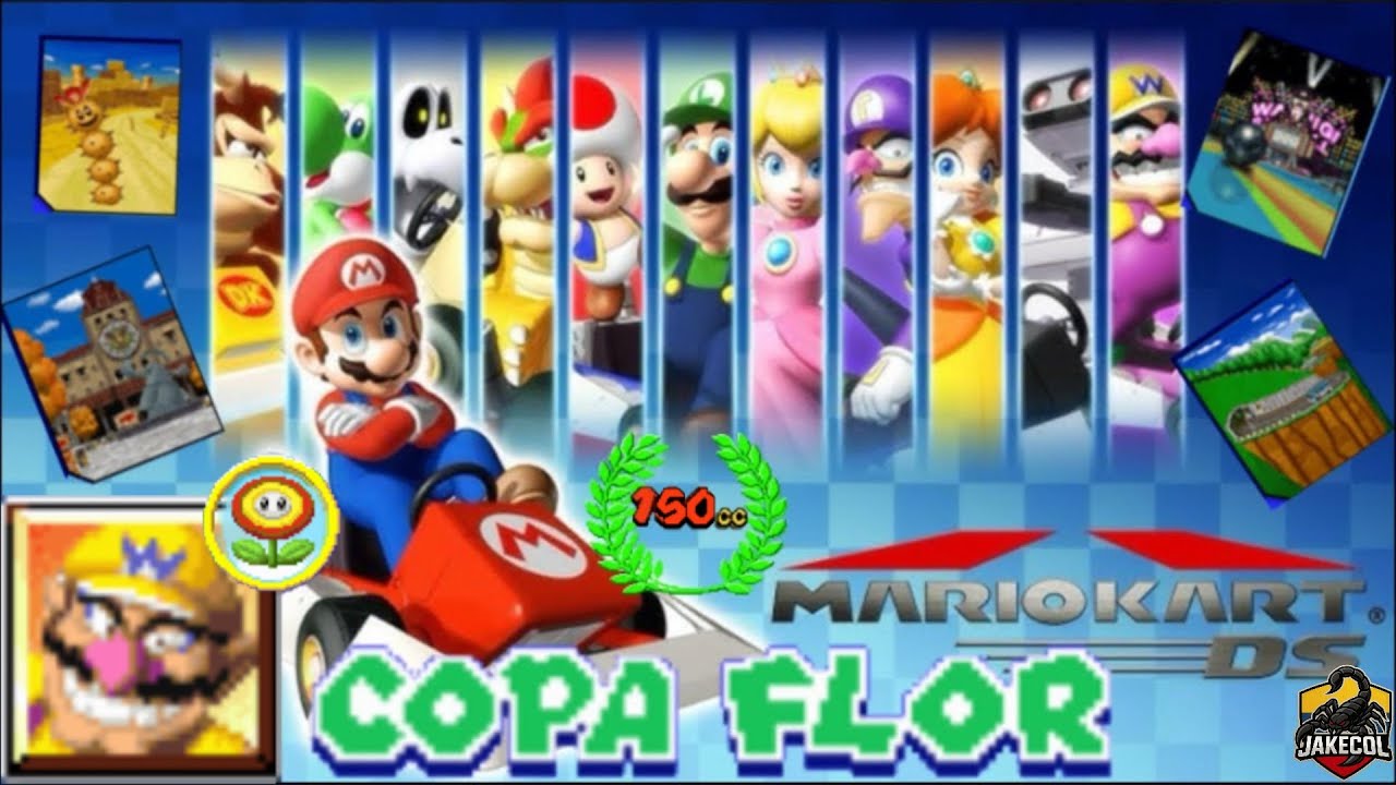 Mario kart Ds copa flor 🌹 (150cc) - YouTube