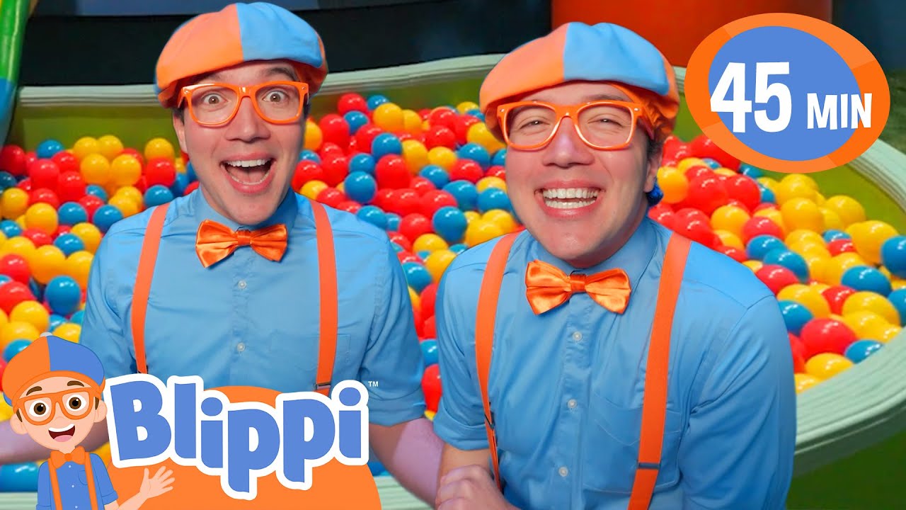 Blippi's EPIC Clubhouse with Rainbow Ball Pit! | Educational Videos for ...
