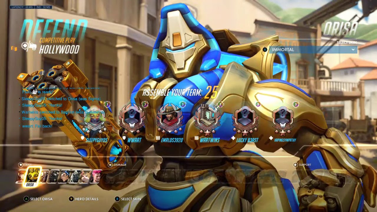 Overwatch: Competitive Role Queue Placements(Season 23) Pt. 1 No Webcam ...