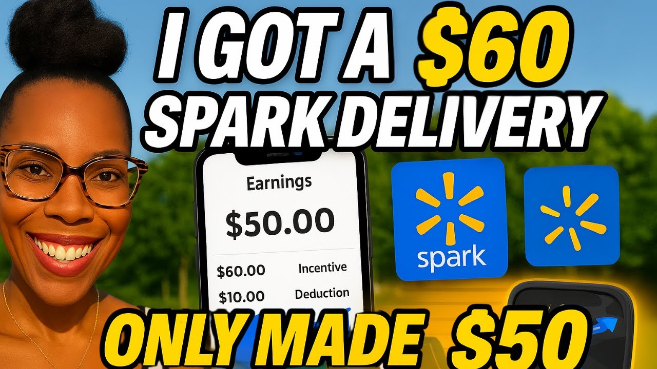 Walmart Spark Delivery – $60 Order Dropped to $50 After 3 Stops - YouTube