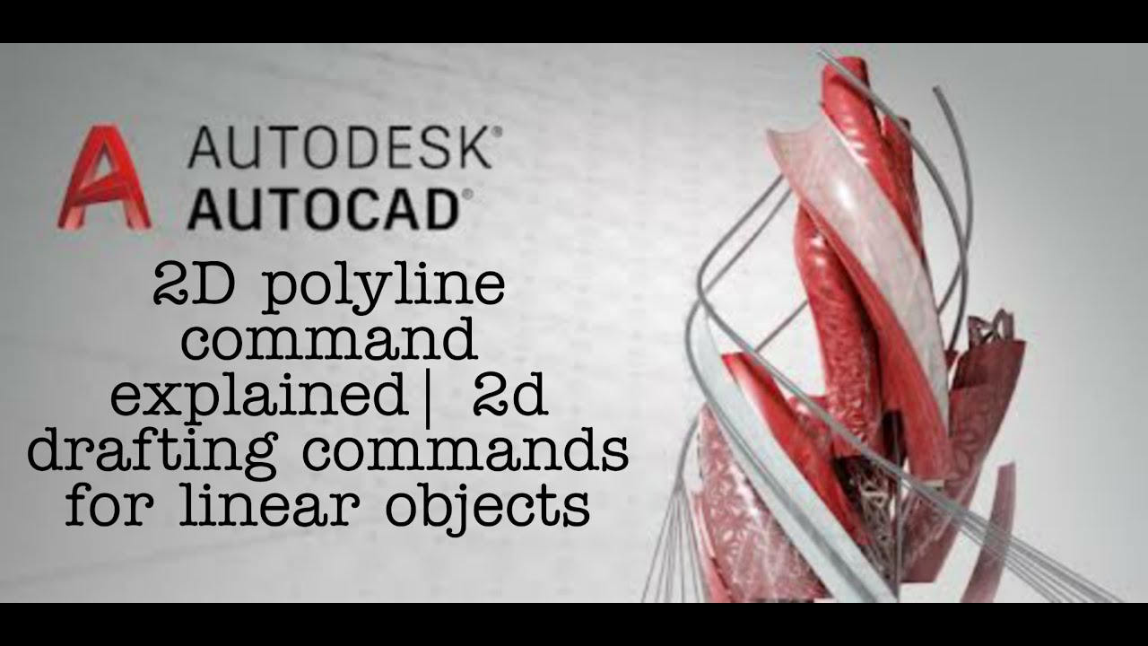 Polyline Command 2d Linear Objects Command Polyline Command