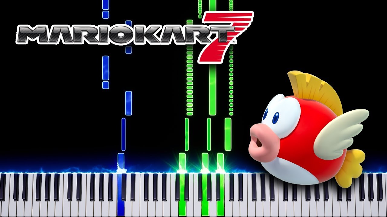 Cheep Cheep Lagoon - Mario Kart 7 (Piano Tutorial) - YouTube