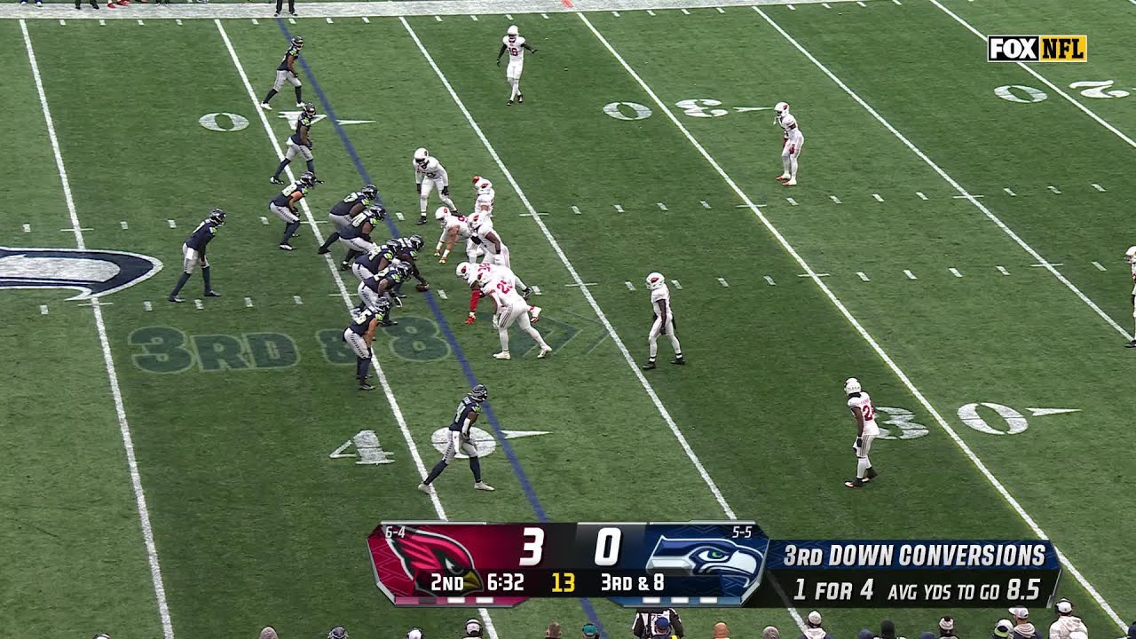 Budda Baker flies in to sack Geno Smith on third-and-long - YouTube