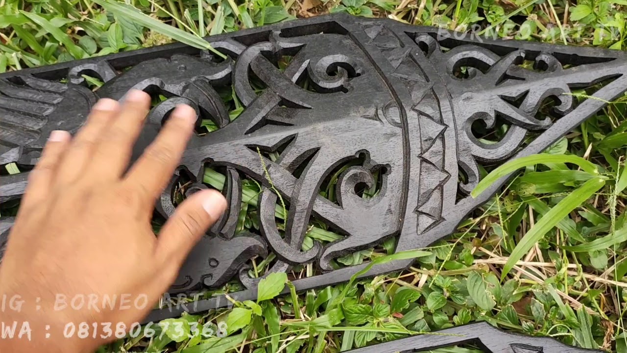 Tameng Dayak Kalimantan Motif Burung Enggang - Kekayaan Budaya ...