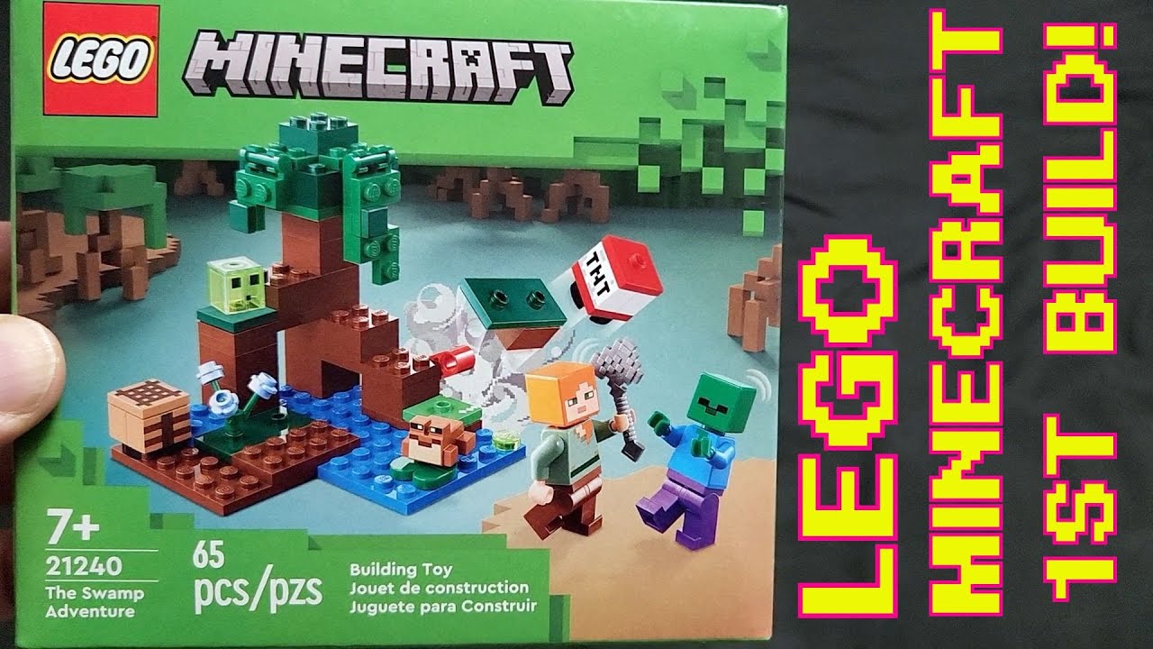 LEGO Minecraft Swamp Adventure build! Our first Minecraft set as a ...