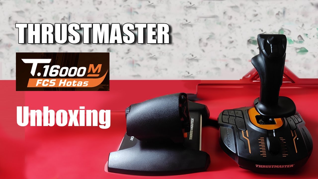 Thrustmaster T16000M FCS Hotas Unboxing #thrustmaster #joystick # ...