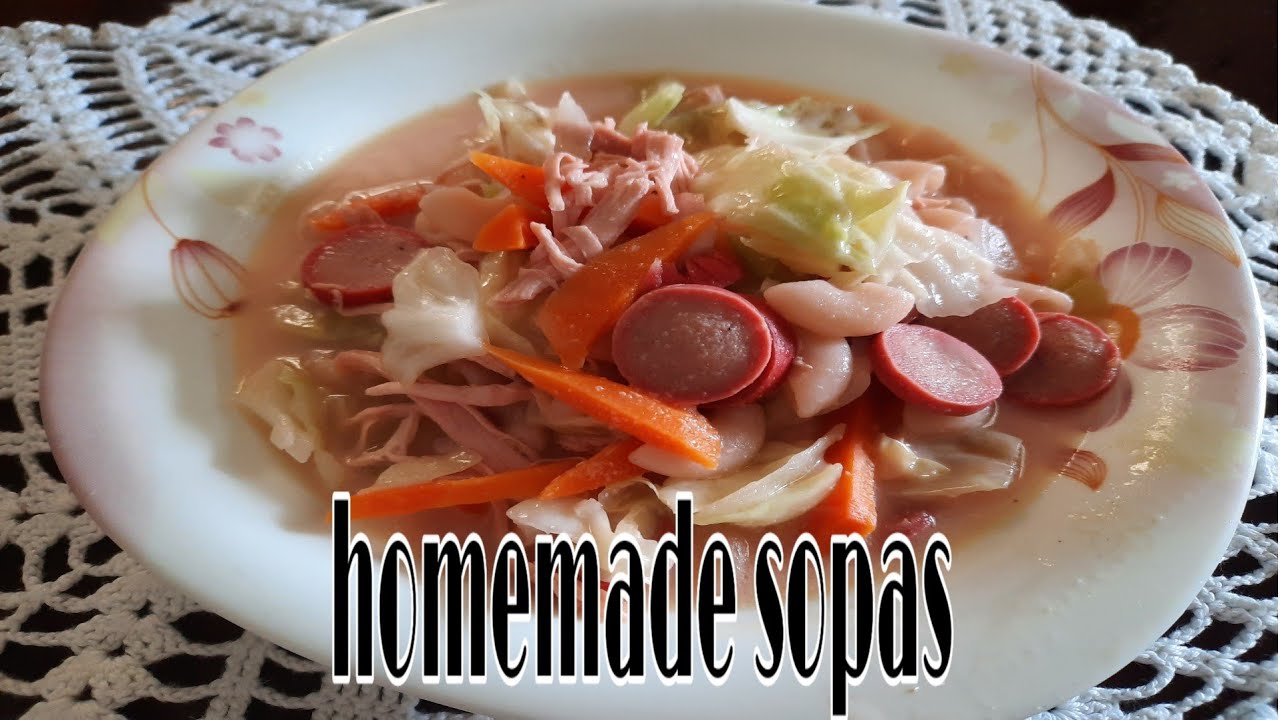 Homemade Sopas - YouTube
