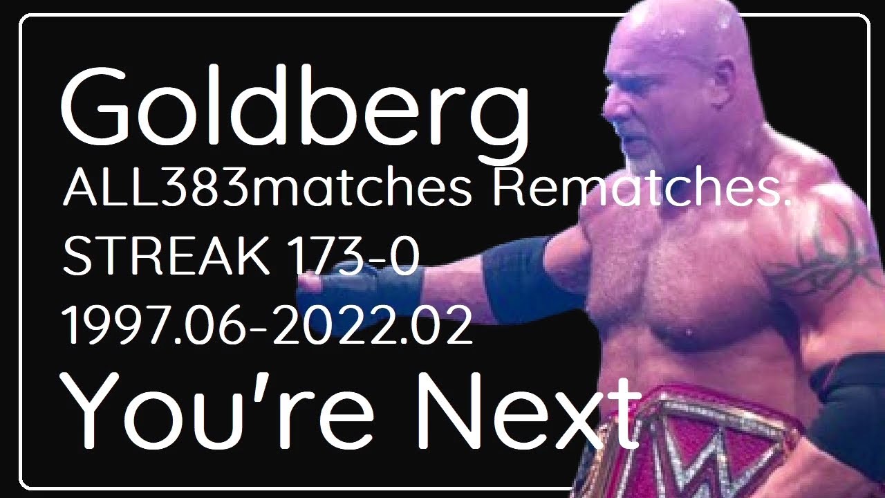 20.11.2000 - Bill Goldberg vs. Kwee Wee - YouTube