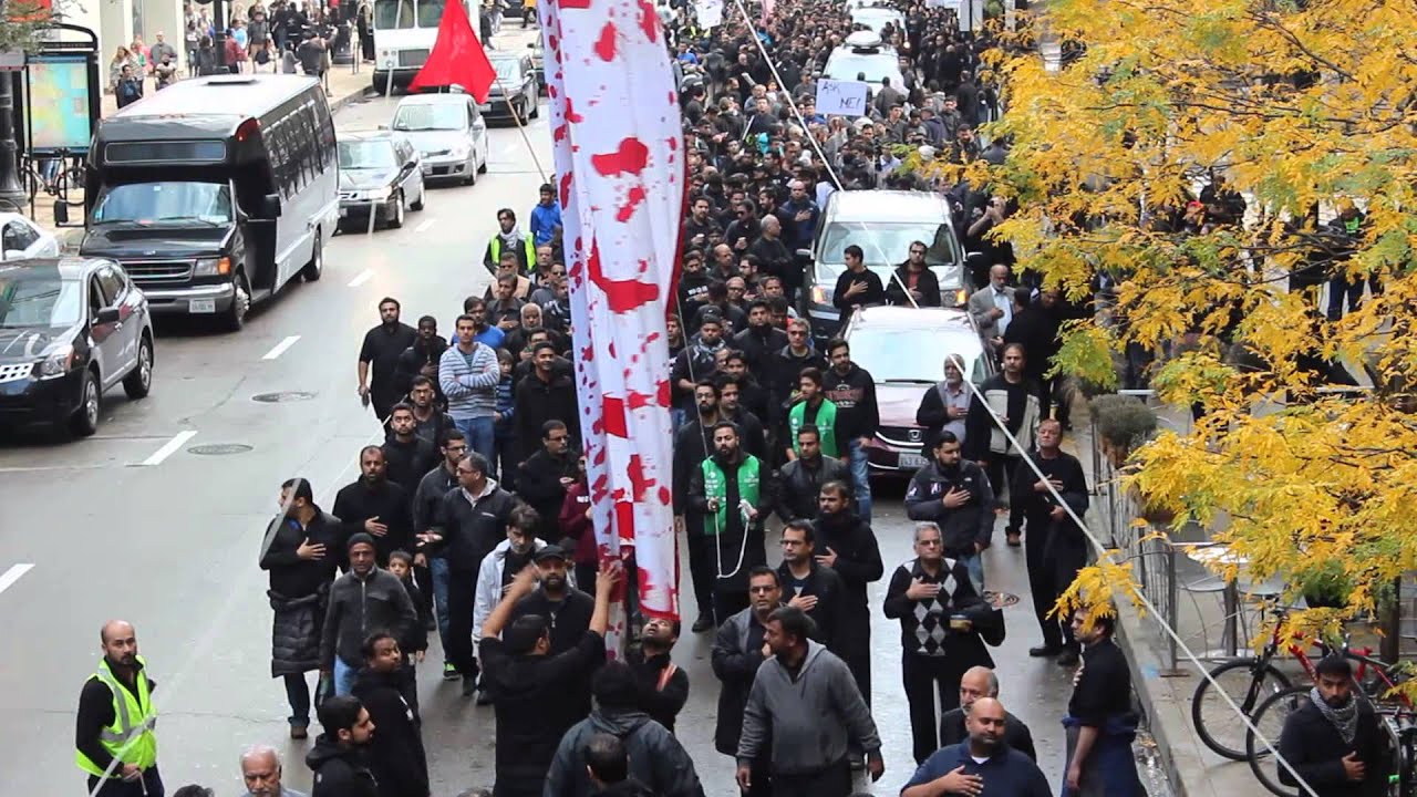 Markazi Ashura Procession Downtown Chicago 2015 - Masom Imambargah ...