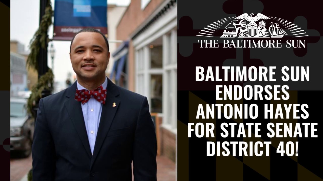 Antonio Hayes for Baltimore Senate District 40 - YouTube