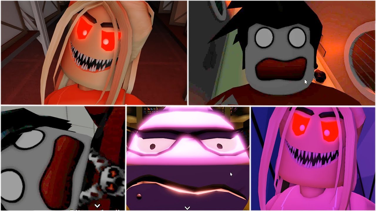 Escape Evil Crush Obby [SCARY CINEMATIC] All JUMPSCARES - YouTube