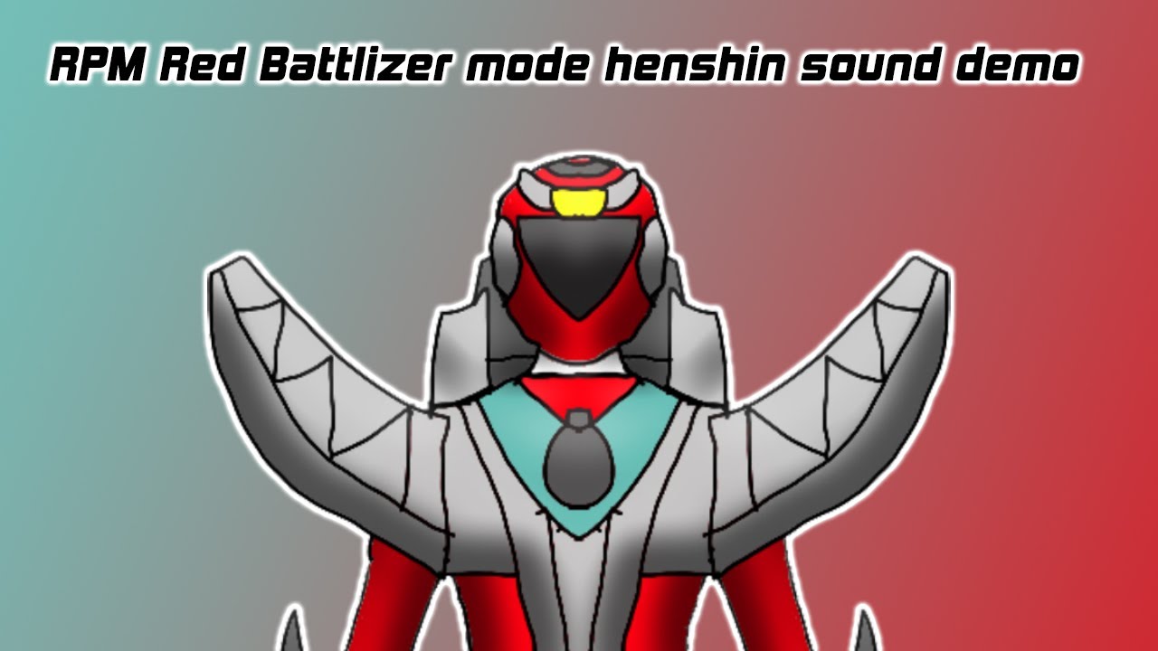 RPM Red Battlizer mode henshin sound demo - YouTube