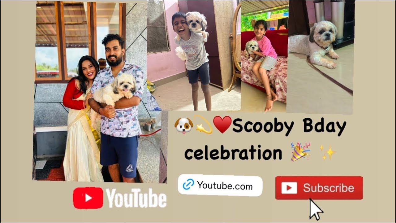 Wid Family Bday Celebration 🎉 | Today Scooby Day💝💞 - YouTube