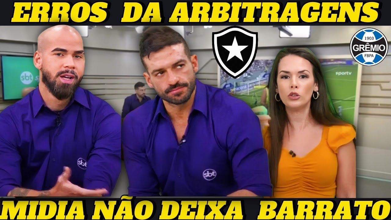 SBT RIO NAO DEIXA BARRATO E JOGA NA MIDIA QUE ERROS DA ARBITRAGENS NO ...