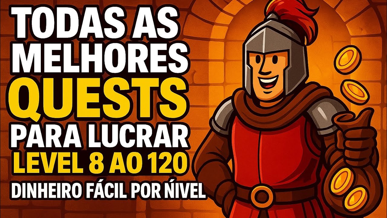 💰 TODAS as MELHORES Quests para LUCRAR do Level 8 ao 120 no Tibia! | Dinheiro FÁCIL por Nível 🤑 ...
