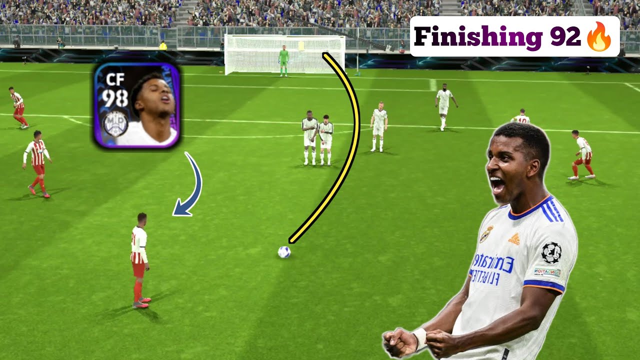 98 rated Rodrygo⚡ card is best super-sub finisher🔥- Review in efootball ...