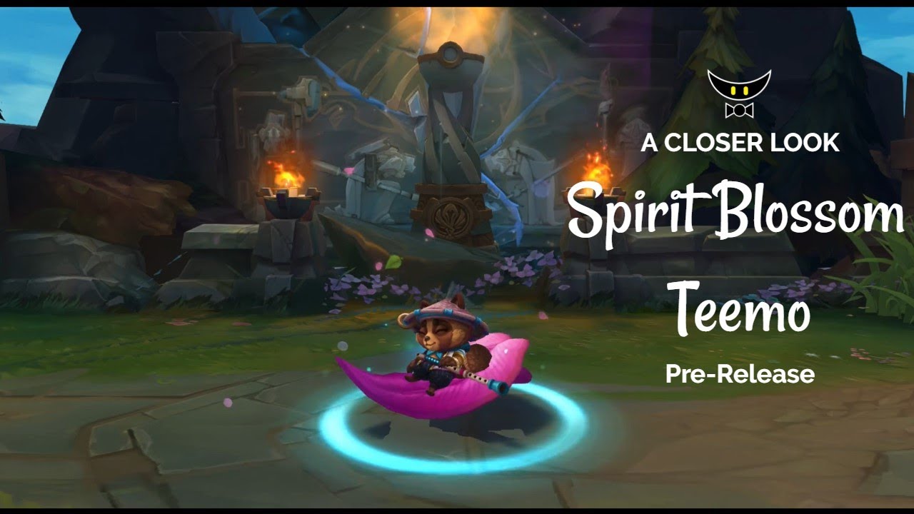 Spirit Blossom Teemo Epic Skin (Pre-Release) - YouTube