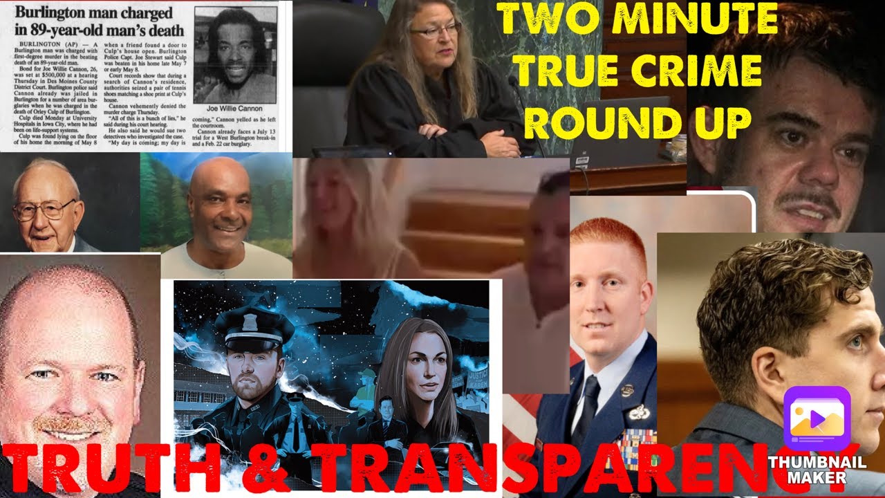 True Crime in Two Minutes | Friday’s Subs Take Over the Panel - YouTube