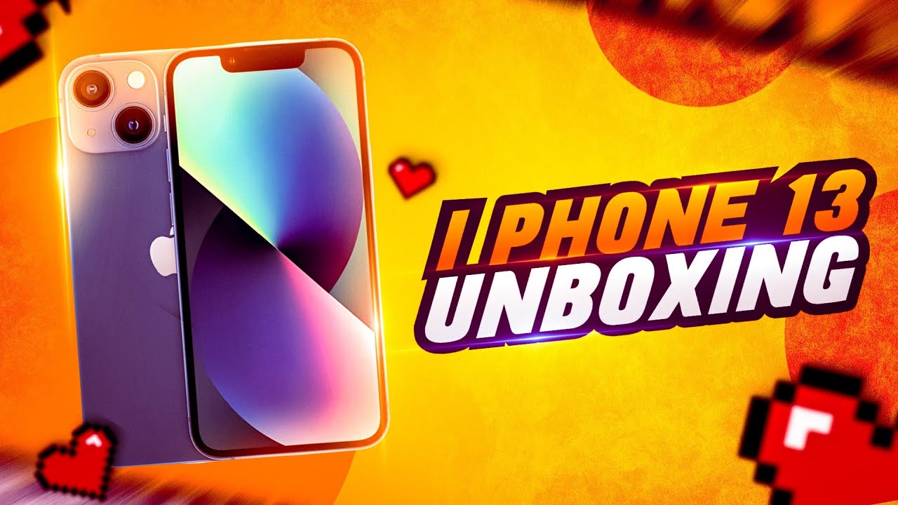 IPHONE 13 UNBOXING 🔥 AND FIRST GAMEPLAY 💫 - YouTube