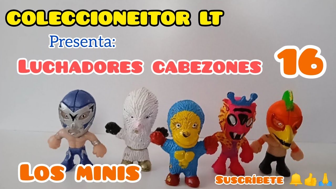 Luchadores cabezones 16 “los minis" #luchalibre #kemonito #microman # ...
