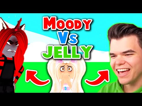JELLY Vs MOODY - Who Will WIN?! In Adopt Me! (Roblox)
