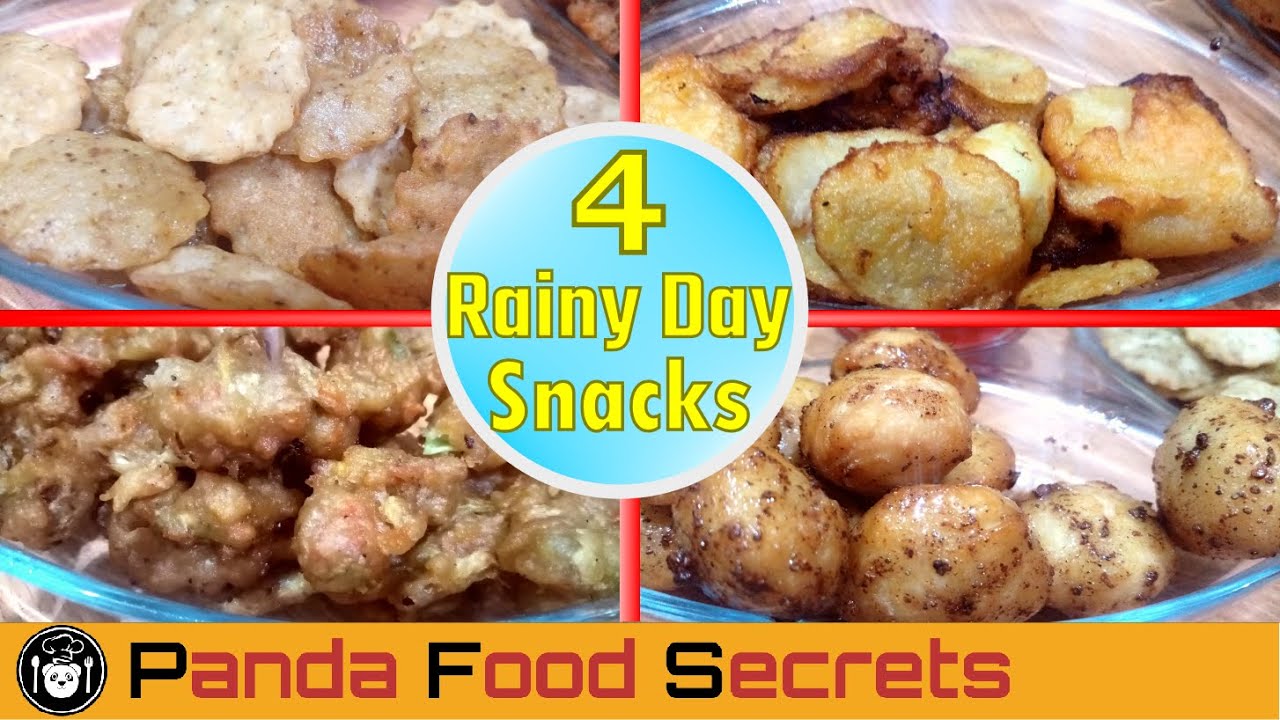 4 Rainy Day Snacks | Monsoon Snack Recipes | Best Snack Recipes - YouTube