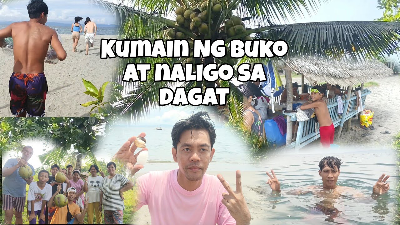 Bislig beach Resort / Kumain Ng buko at naligo sa dagat kuya JERZ TV ...