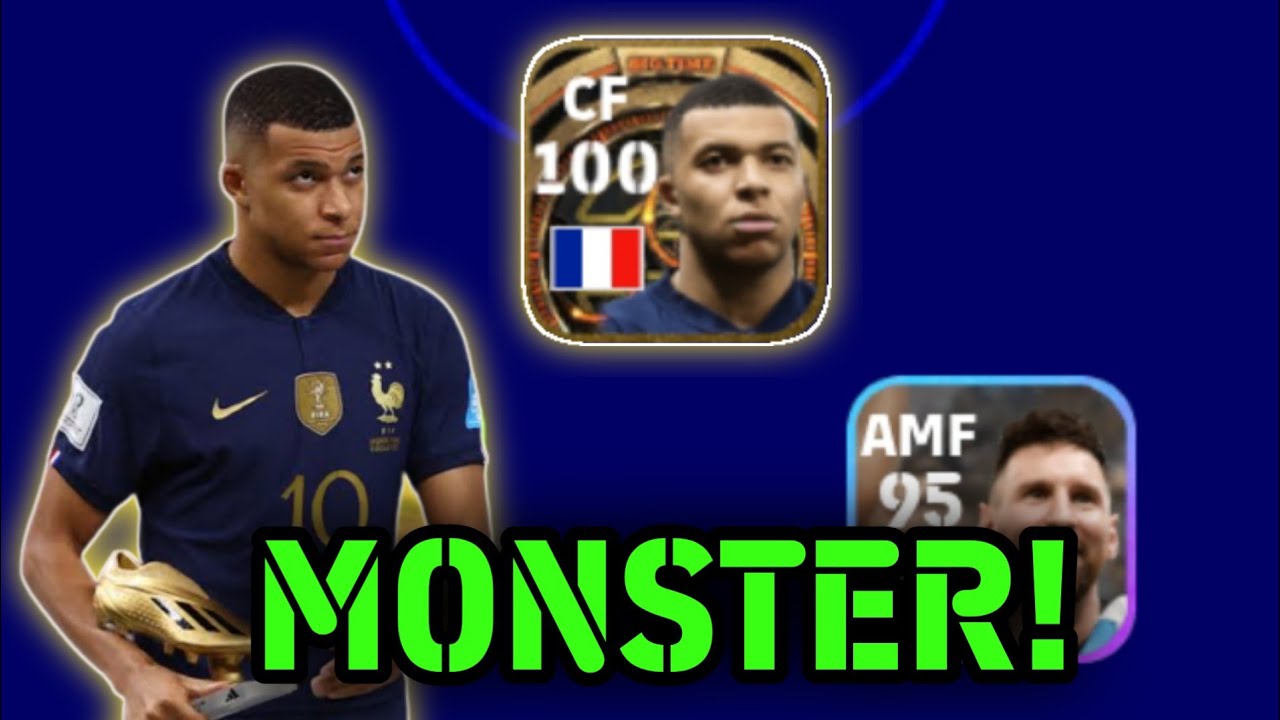 The Real Monster 🔥 • World Cup Final Mbappe | 100 Rated Epic Card - YouTube