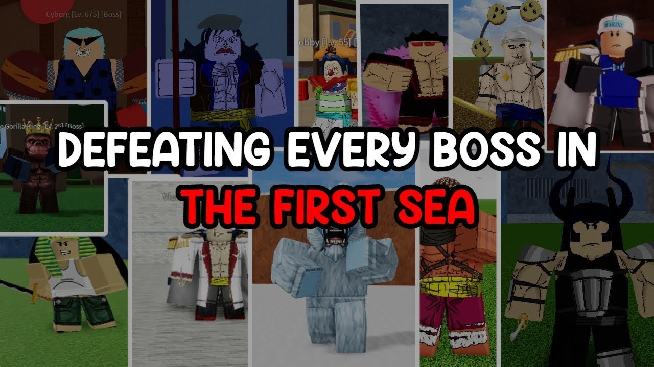 Defeating Every Bosses In The 1st Sea. Roblox-Blox Fruits RSLYT - YouTube