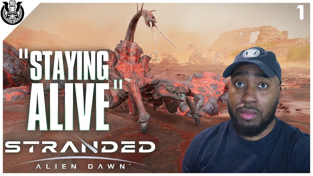 Stranded: Alien Dawn Playthrough (Part 1) - Staying Alive x2 - YouTube