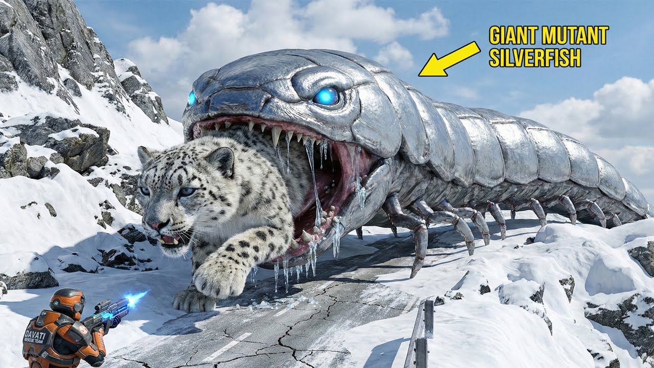 GIANT MUTANT SILVERFISH EATS SNOW LEOPARD! 😱 (Himalayan Horror) - YouTube