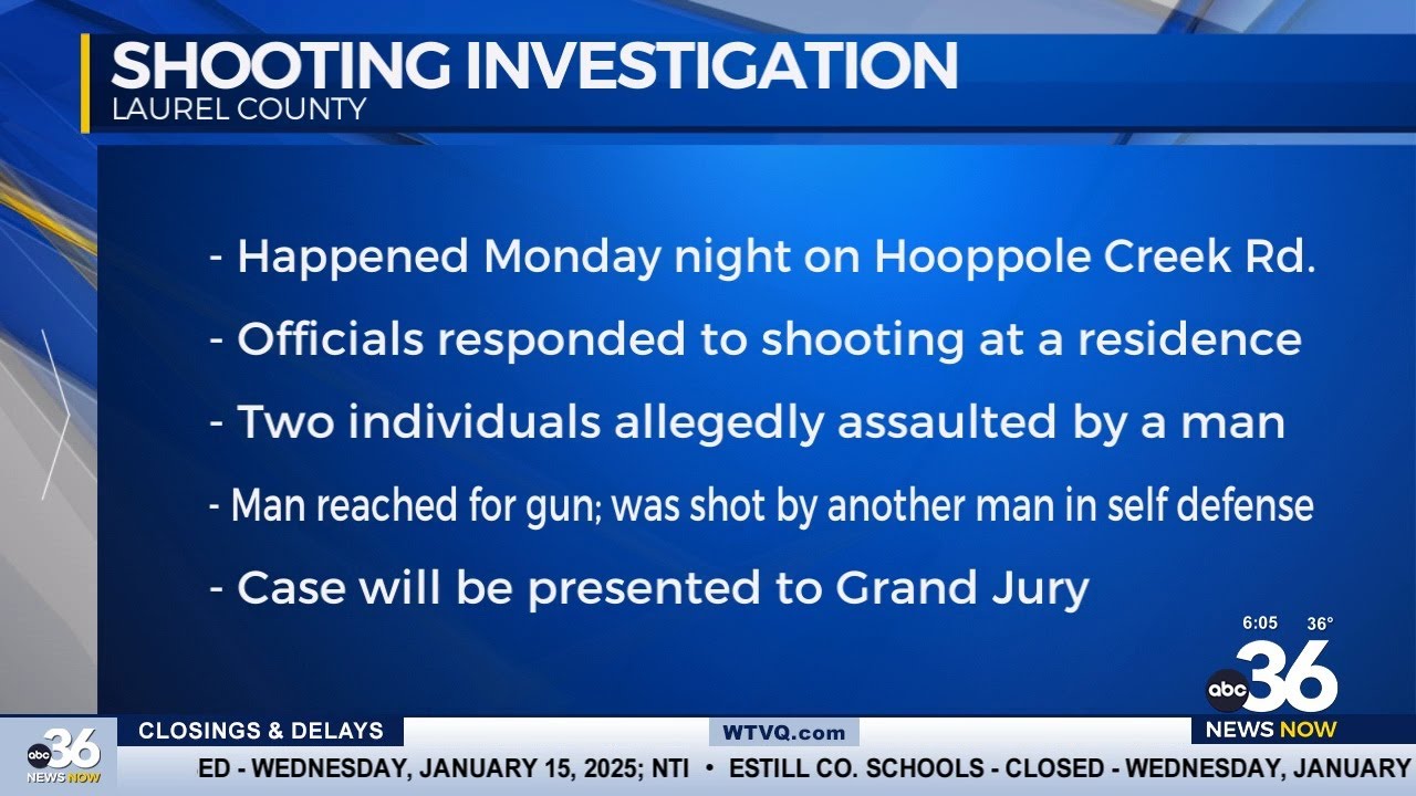 Shooting investigation underway in Laurel county - YouTube