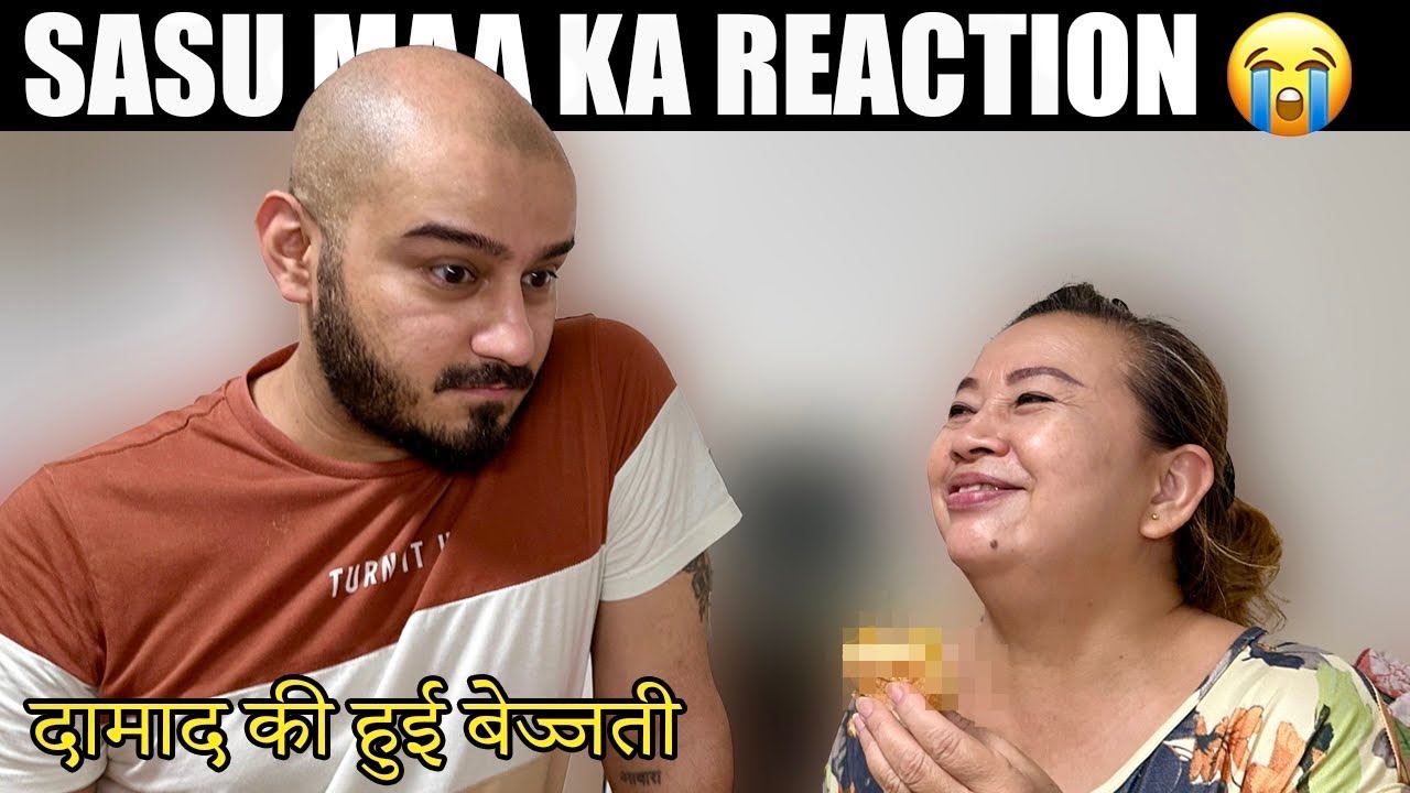 I made SASU MAA Her Favorite Indian Food ( funny reaction ) 😭 Indian ...
