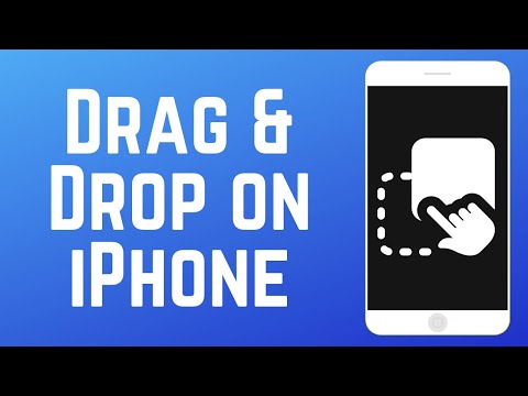 iPhone Tricks: How to Use Drag and Drop on iPhone - YouTube