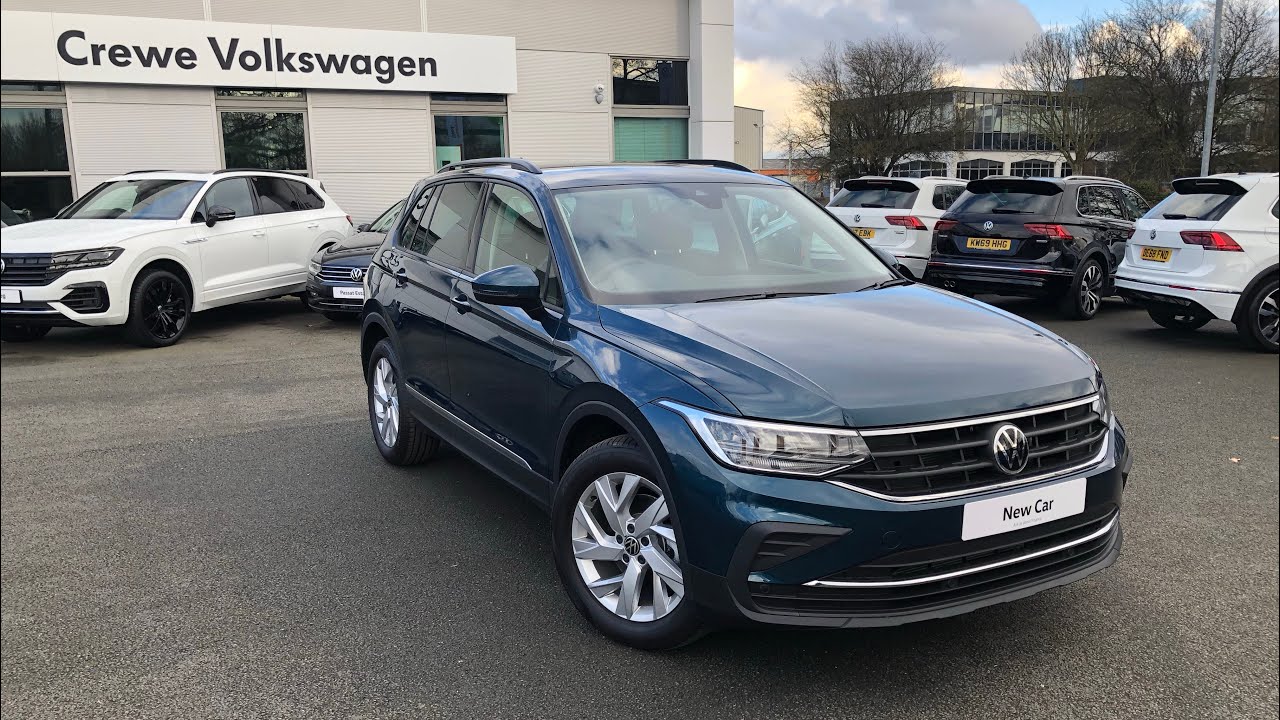 Brand New Volkswagen Tiguan Life 1.5TSI DSG in Nightshade Blue - Crewe ...