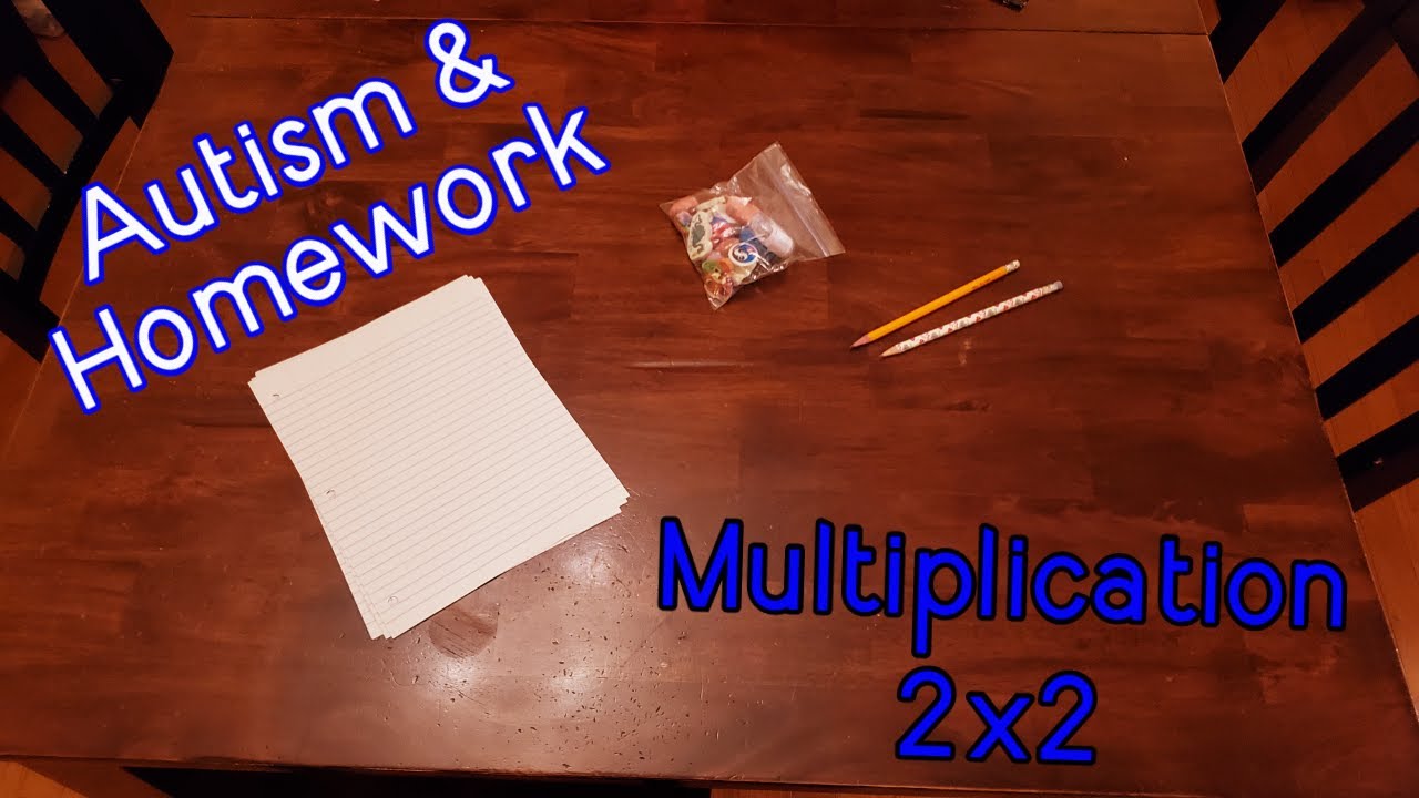Autism & Homework | Multiplication (2x2) - YouTube