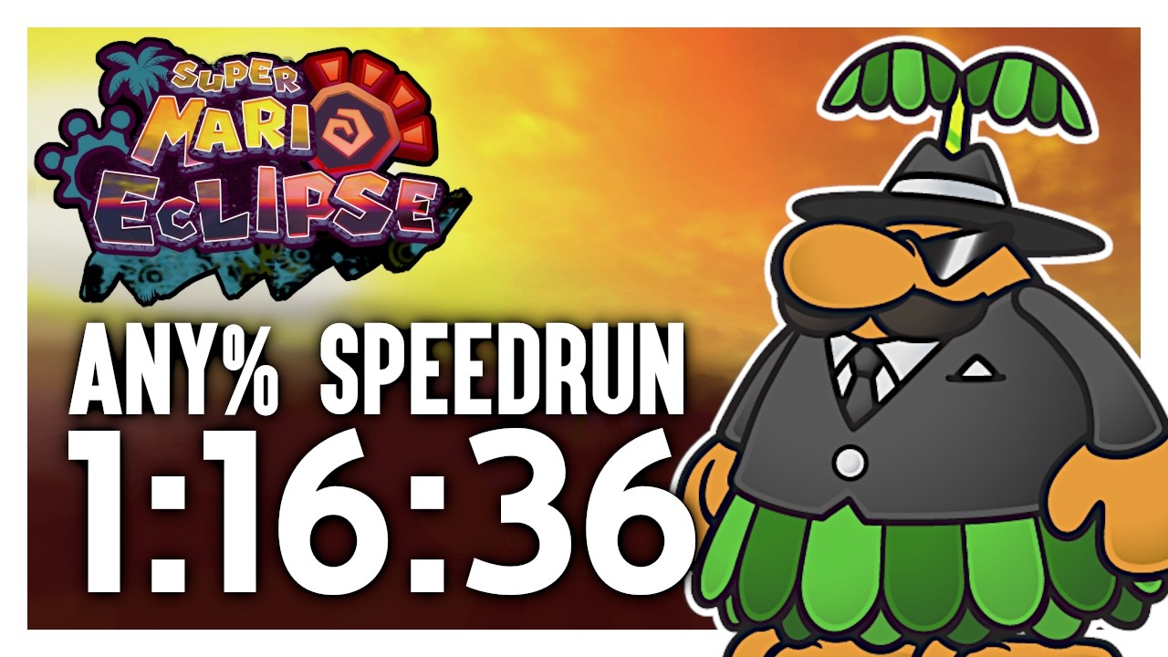 Super Mario Eclipse Any% Speedrun in 1:16:36 - YouTube