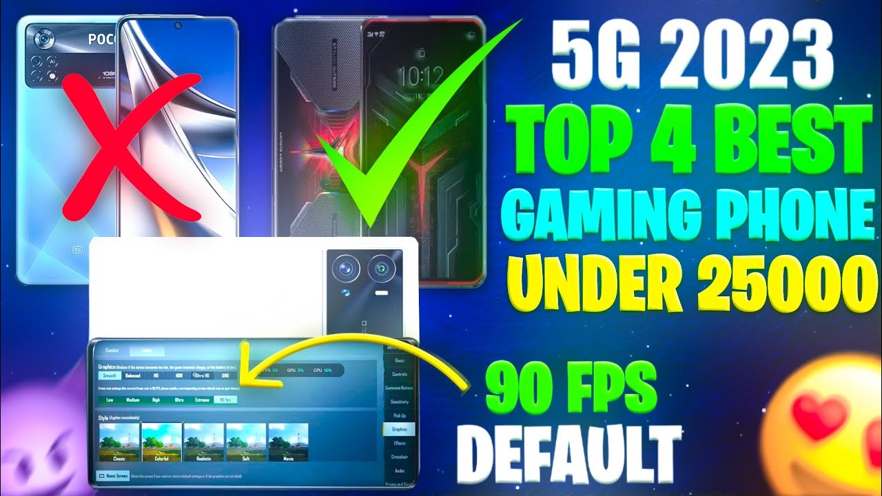 Top 4 Gaming Phone Under 25000 For PUBG & BGMI | Best 5G Gaming Phones ...
