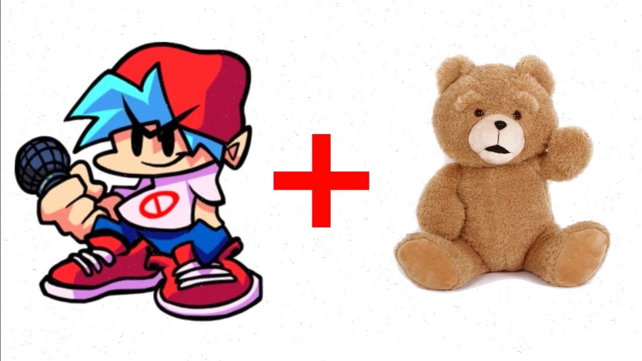 Player FNF + Teddy Bear = ??? | Poppy playtime animation | Huggy Wuggy ...
