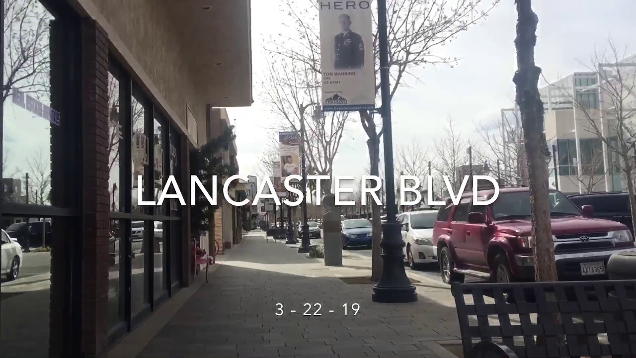 Walking down Lancaster Blvd - YouTube