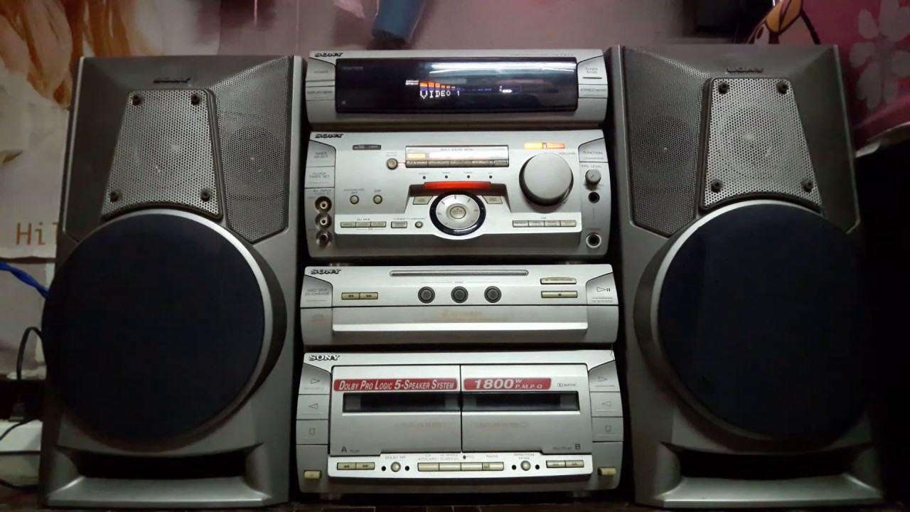 Sony mhc w770 - YouTube