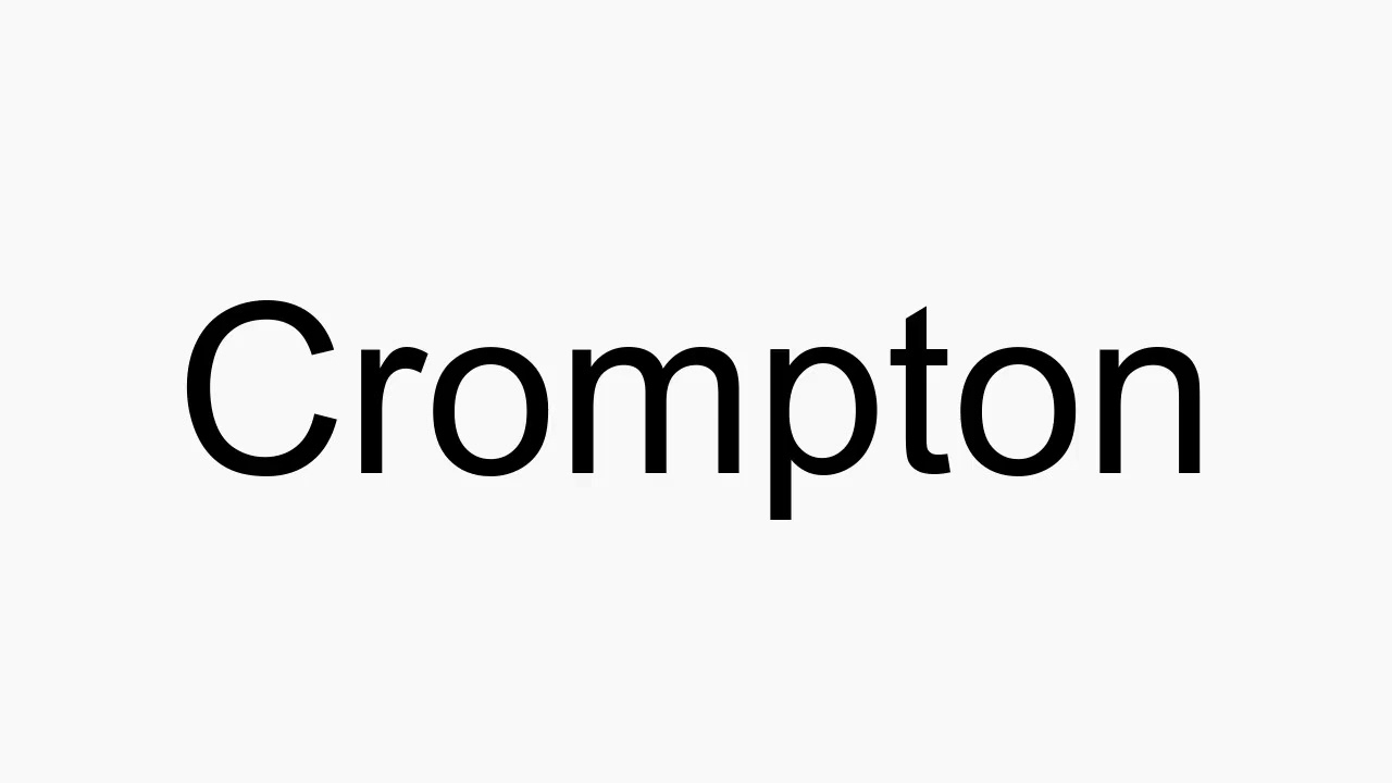 Crompton Logo