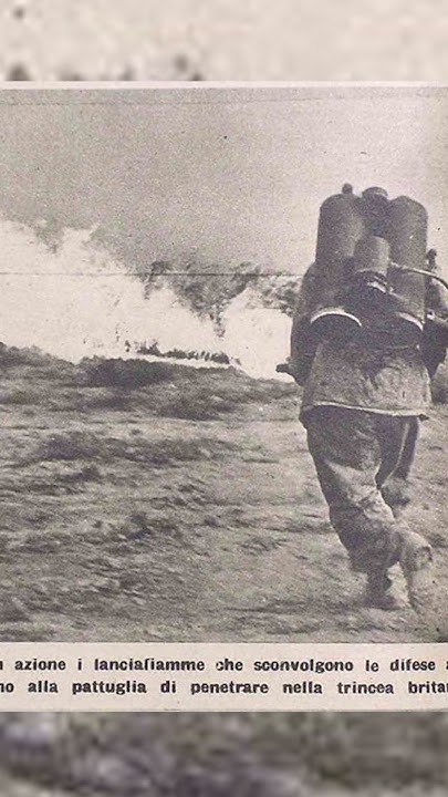 Lanciafiamme Modello 35 - The Dangerous Italian Flamethrower Used in World War II - YouTube