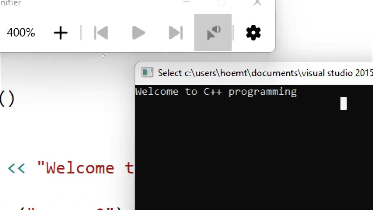 Create First Project of C++ Programming in Microsoft Visual Studio 2015 - YouTube