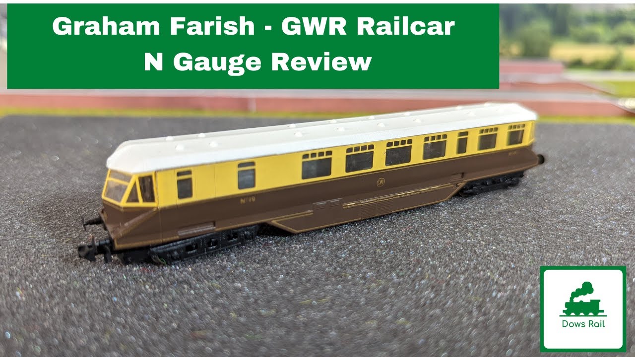 GWR Railcar by Graham Farish - N Gauge review - YouTube