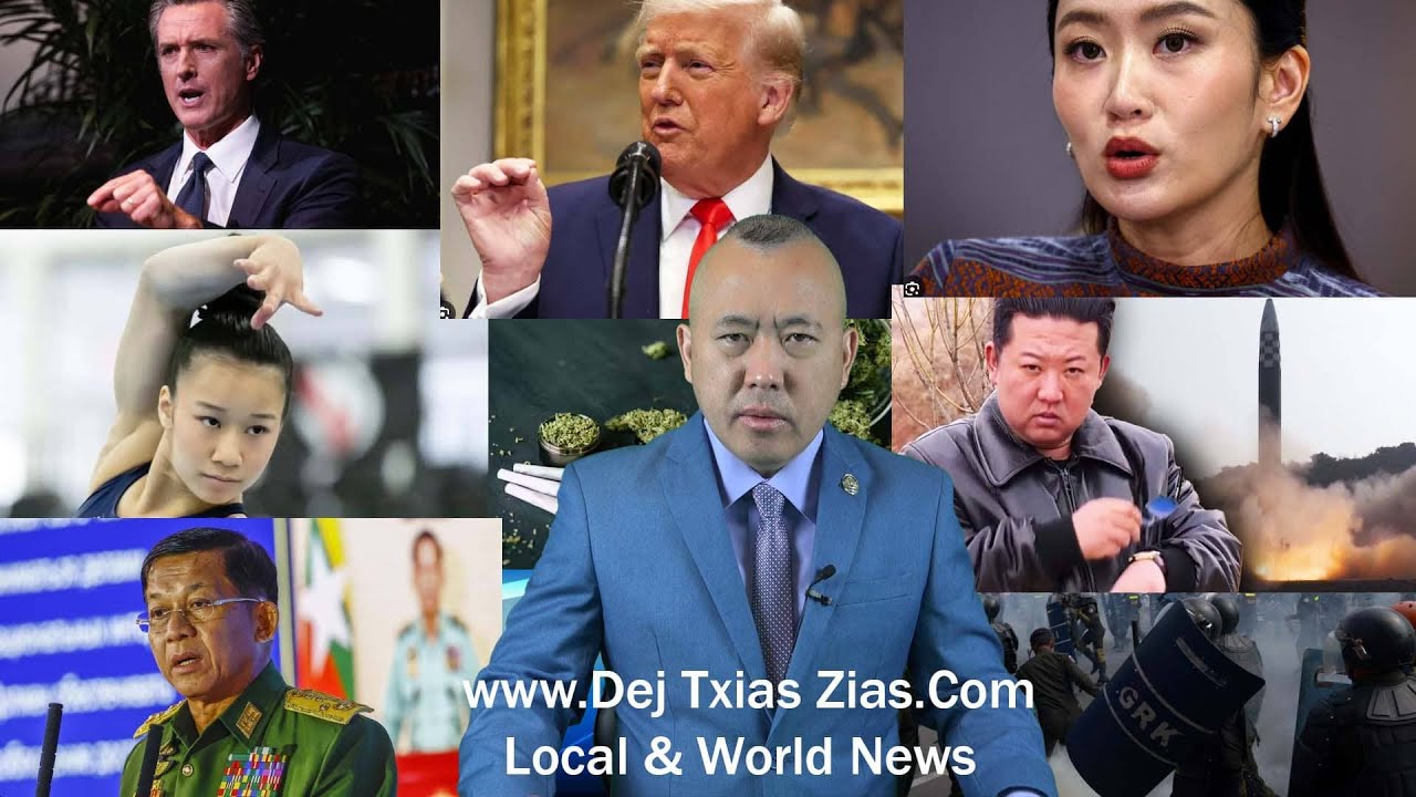 6/20/25. Hmoob Meskas Raug Xa Mus Nplog Teb Coob/Jayla Ham & Sunisa Lee/Trump Yuav Mus Ntuj Tawg ...