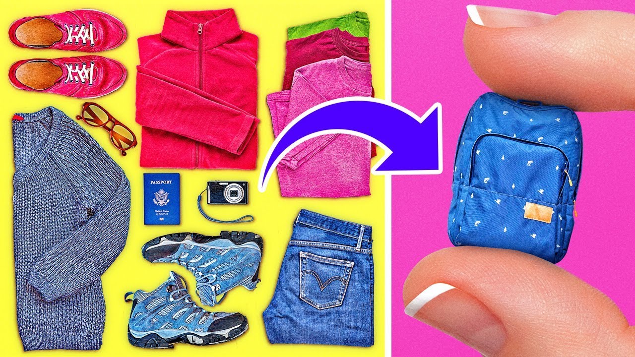 15 SMART WAYS TO FOLD YOUR STUFF AND SAVE SPACE - YouTube