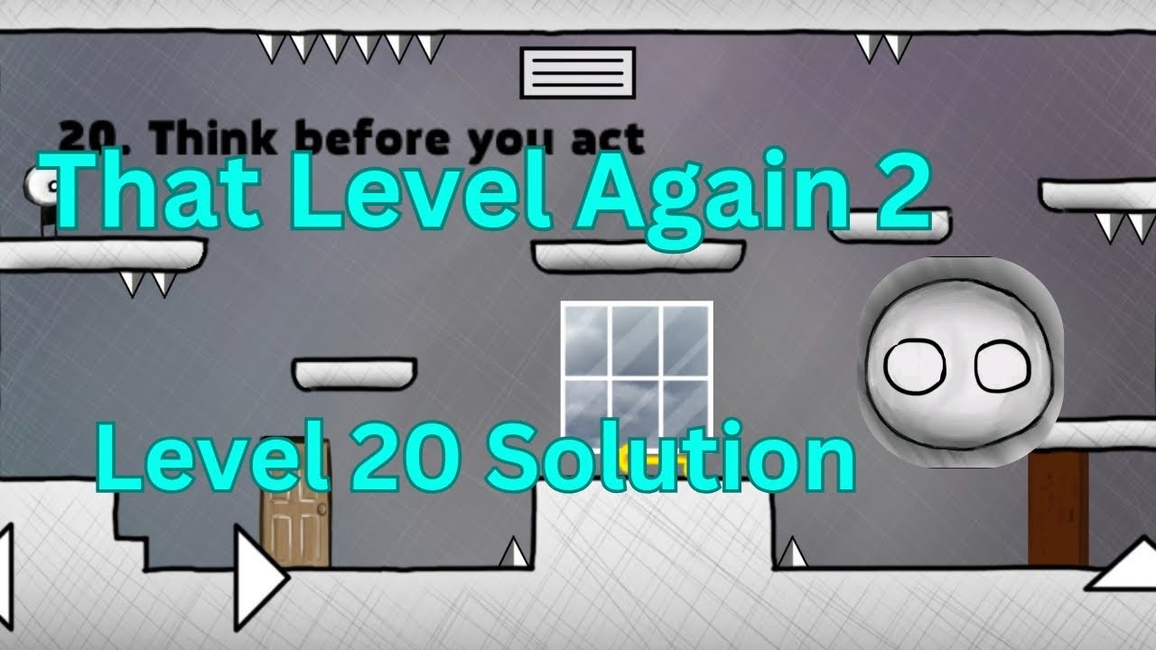 That Level Again 2 level 20 Solution - YouTube